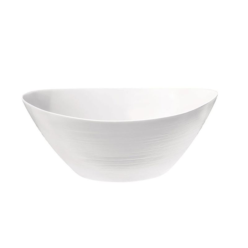 PLATO PARA ENSALADAS PROMETEO 25 cm BORMIOLI ROCCO GLASS - miscelandia