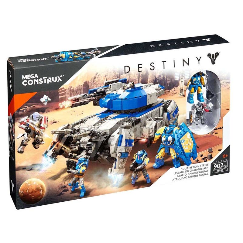MEGA CONSTRUX DESTINY ASALTO TANQUE GOLIATH MATTEL - Miscelandia